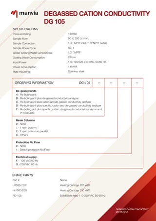 DEGASSED CATION CONDUCTIVITY | PDF