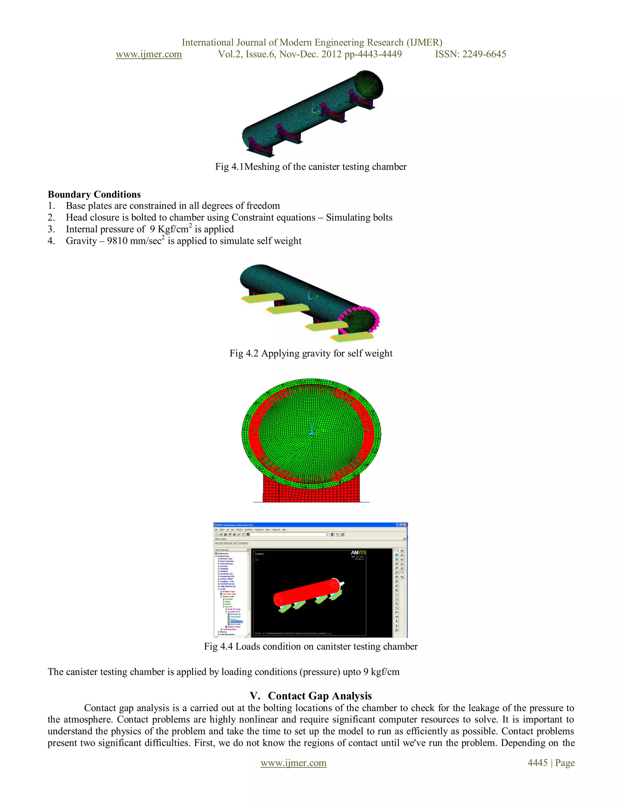 Design and Analysis of Canister Testing Chamber | PDF
