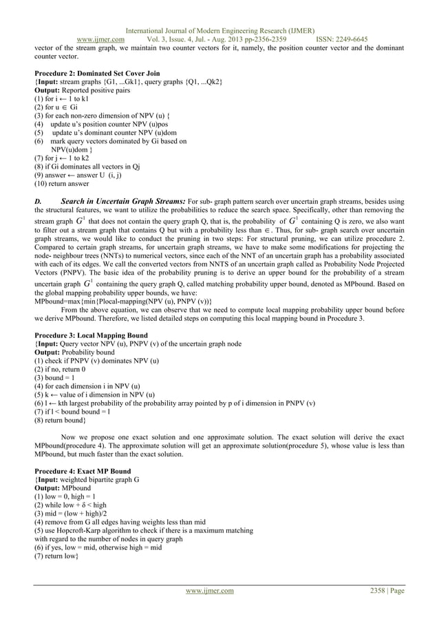 A Subgraph Pattern Search over Graph Databases | PDF