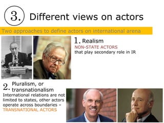 DG7 Actors in IR | PPT