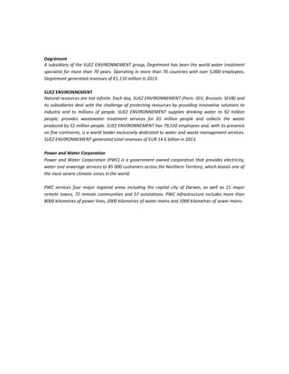 Degrémont to deliver Australia’s first biological iron and manganese ...