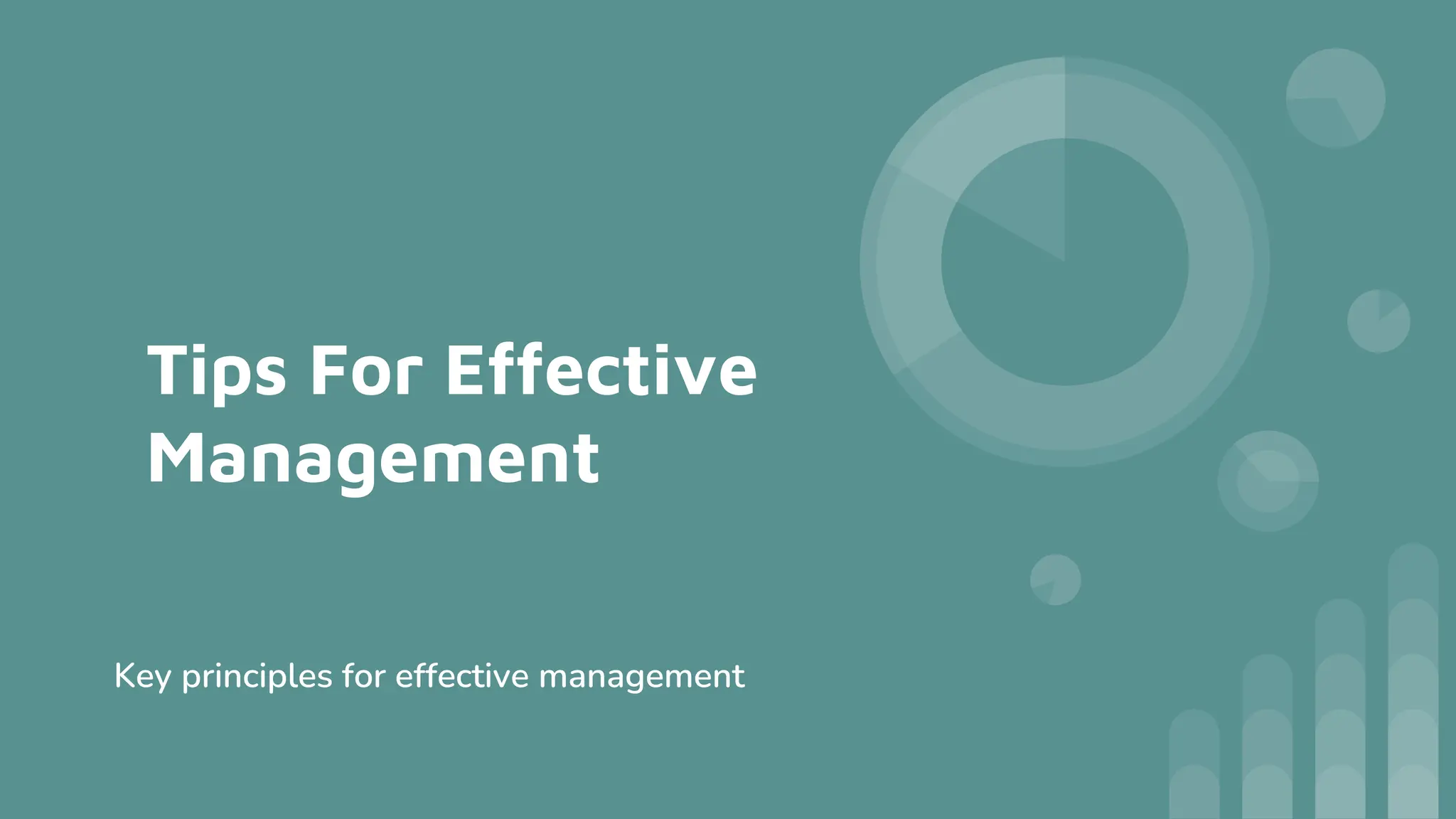 Tips for effective management presentation slides | PPTX