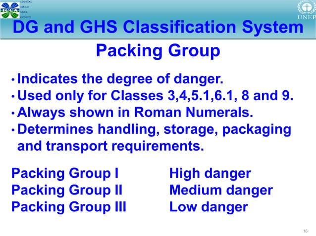 DG and GHS Classification System Part II | PPTX | Chemistry | Science