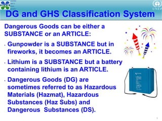 DG and GHS Classification System Part II | PPTX