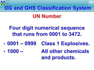 DG and GHS Classification System Part II | PPTX