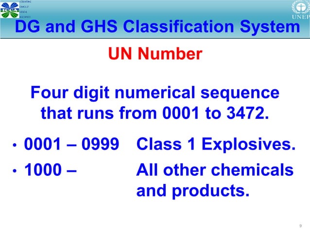 DG and GHS Classification System Part II | PPTX | Chemistry | Science