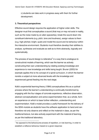 Learning Technology Research Project | PDF