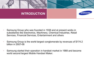 Samsung Mobile Competitor' s Analysis | PPT | Smartphones | Consumer ...