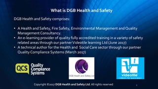 DGB Health and Safety Ltd Online E-learning Presentation 2017 | PPT