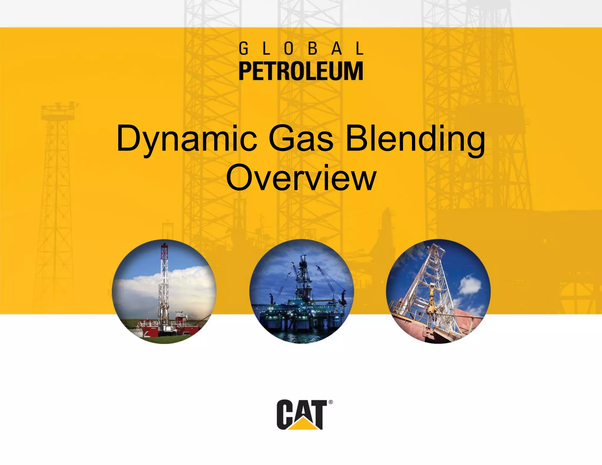 CAT Dynamic Gas Blending technology | PDF