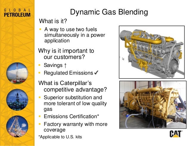 CAT Dynamic Gas Blending technology