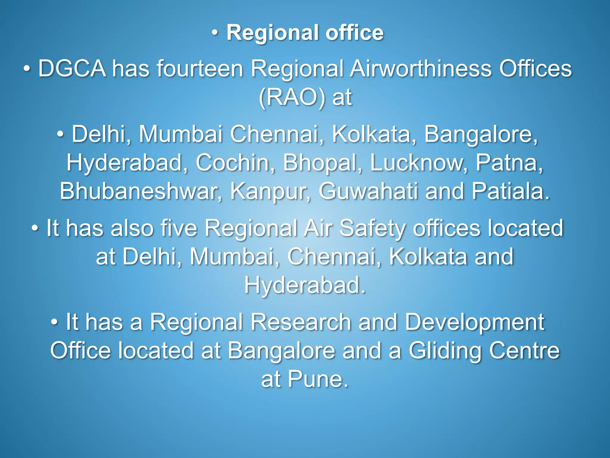 Dgca (Directorate General of civil aviation | PPTX
