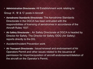 Dgca (Directorate General of civil aviation | PPTX