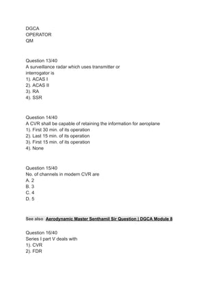 DGCA Module 10 CAR Series I Questions.pdf