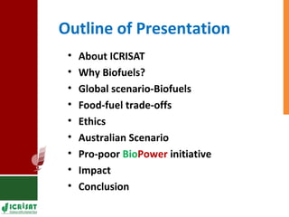 Food vs Energy: Crops for Energy | PPT