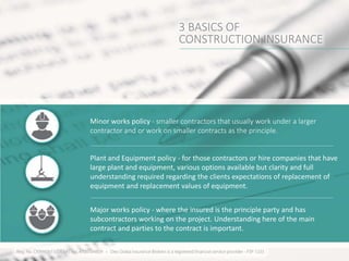 Construction Insurance South Africa | PPTX