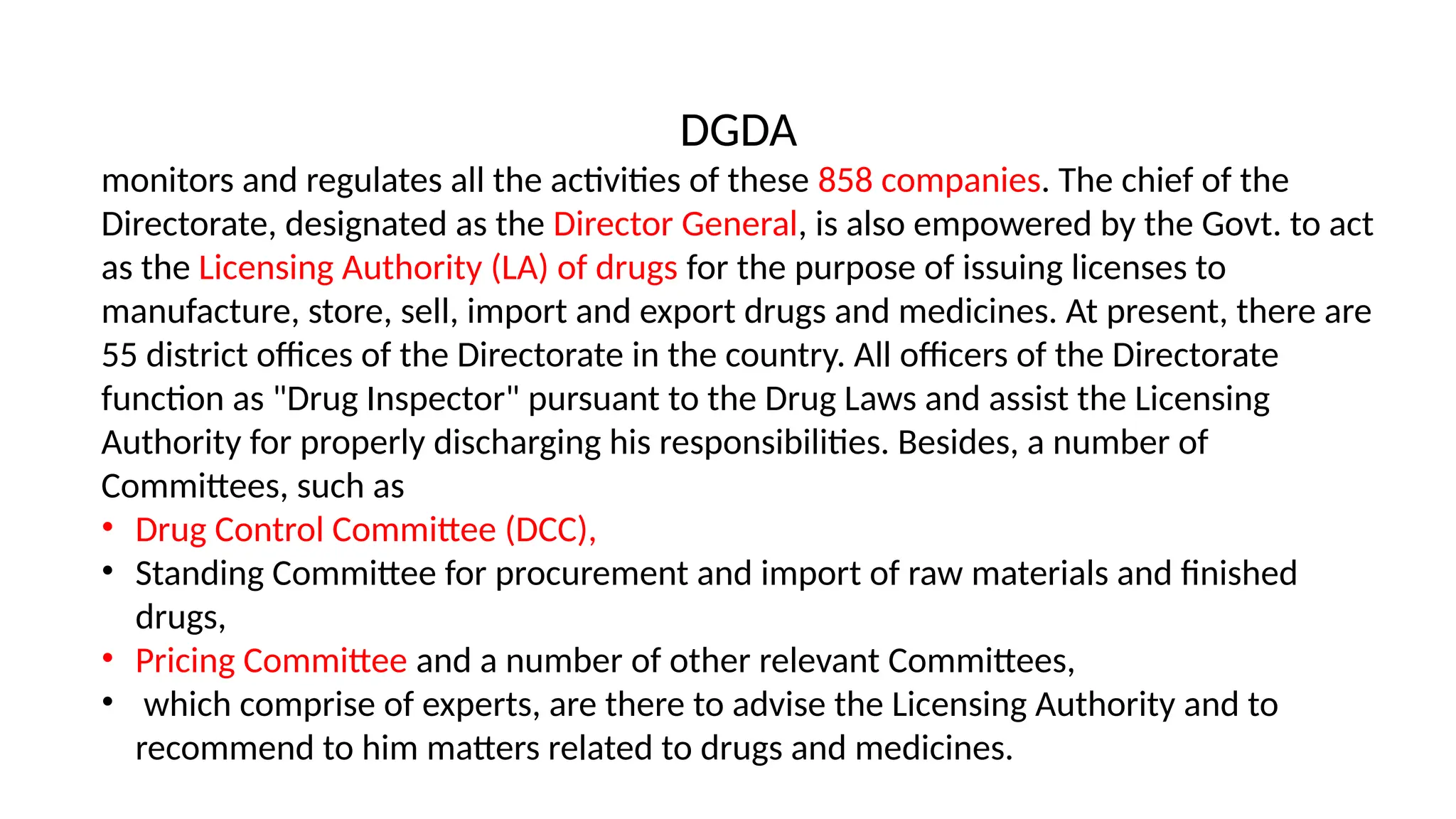directorate general of drug adminstration.pptx