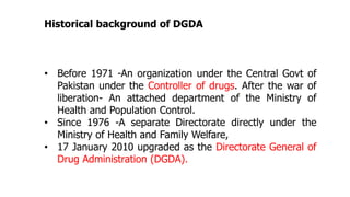 DGDA-DIU-akt.pptxMajor steps of a Drug Registration | PPTX