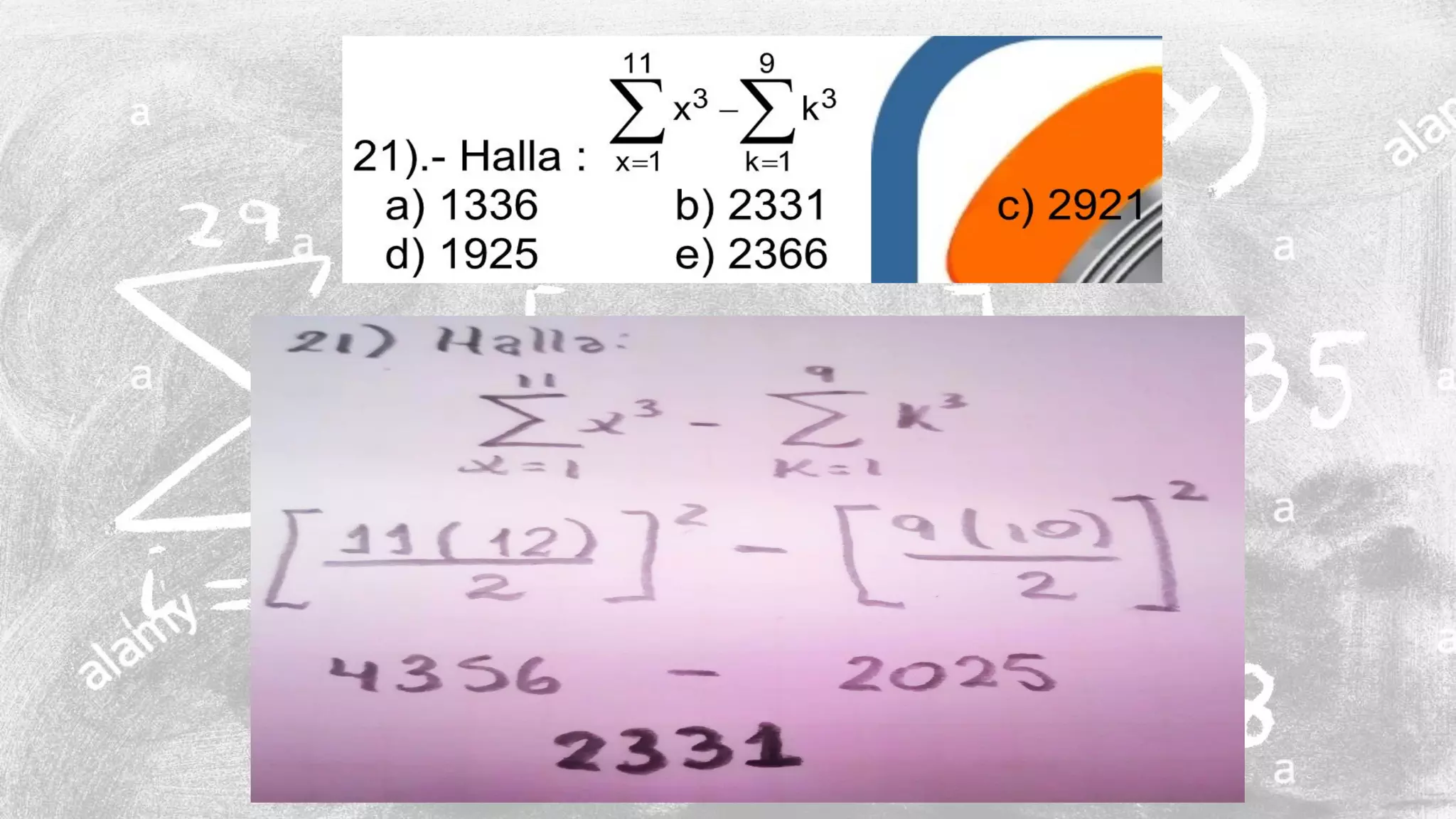 Sumatorias Numéricas - RM | PDF