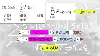 Sumatorias Numéricas - RM | PDF