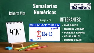 Sumatorias Numéricas - RM | PDF