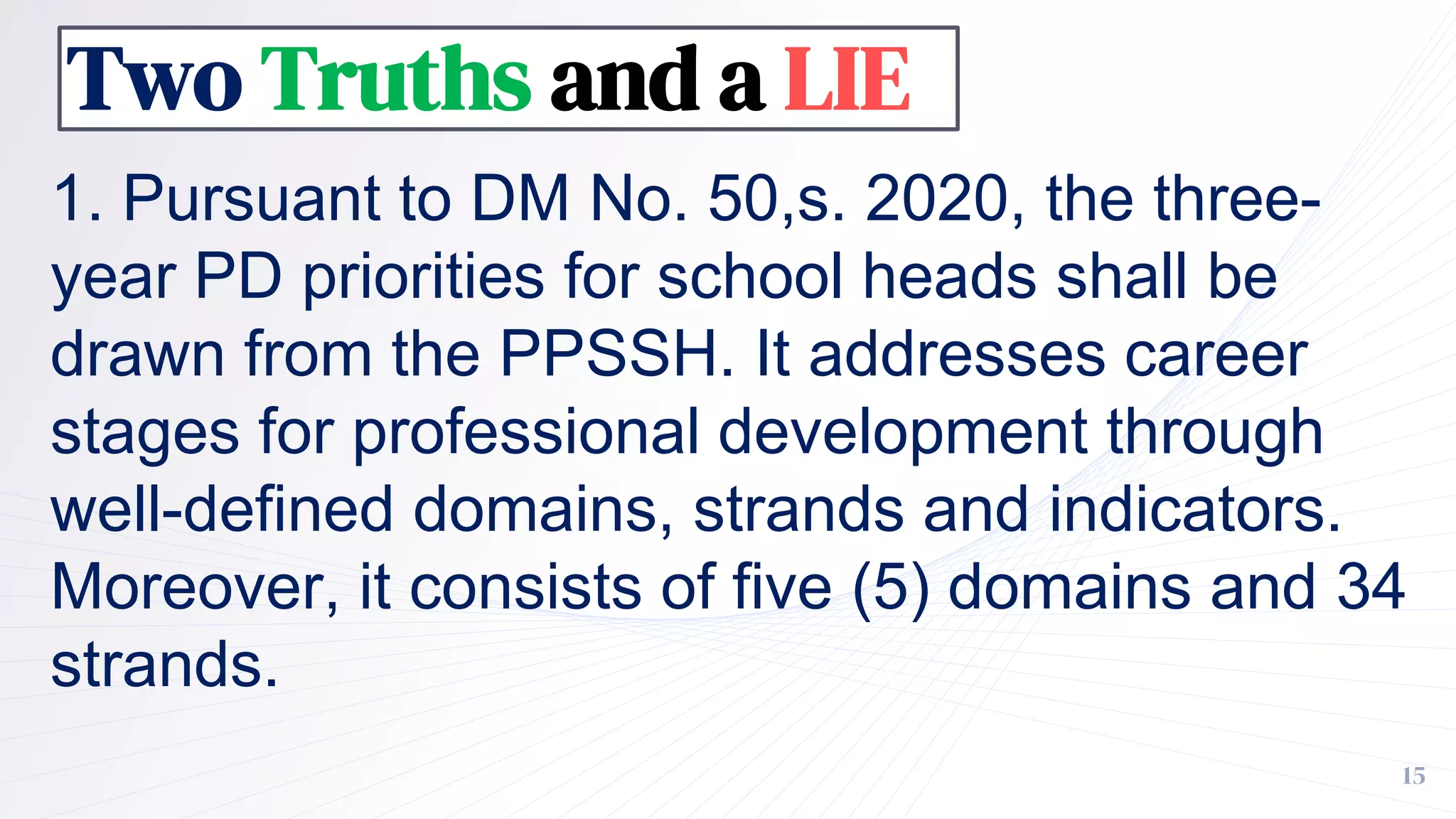DepED Issuances on PPSSH | PPTX