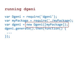 Dgeni documentation generator | PPT