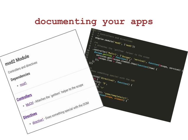 Dgeni documentation generator | PPT