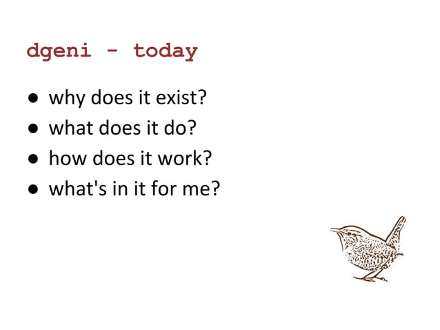 Dgeni documentation generator | PPT