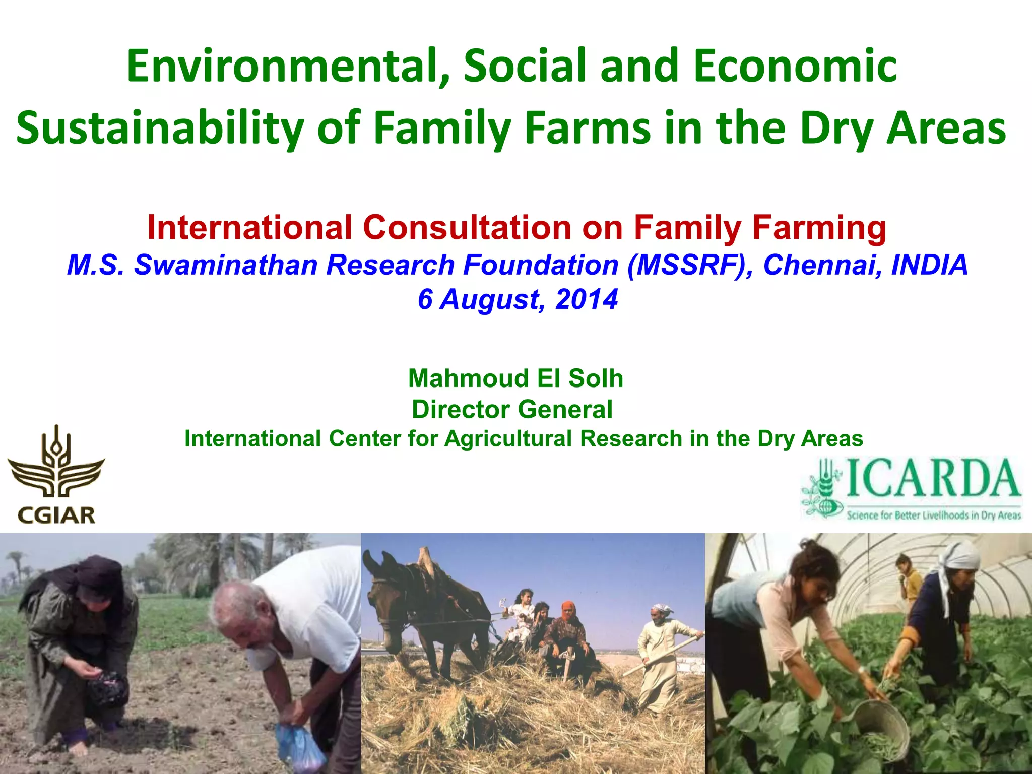 Environmental Sustainability of Family Farms | PPTX