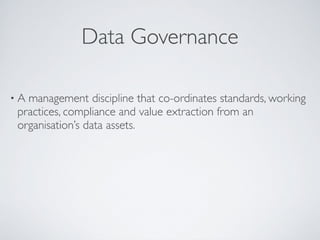 Introducing The Data Governance Forum | PPT