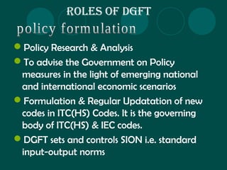 Dgft | PPT