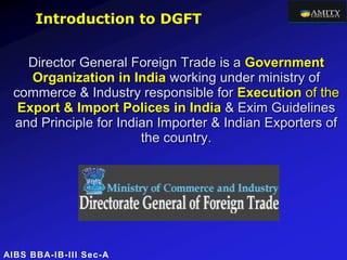 DGFT PPT | PPTX