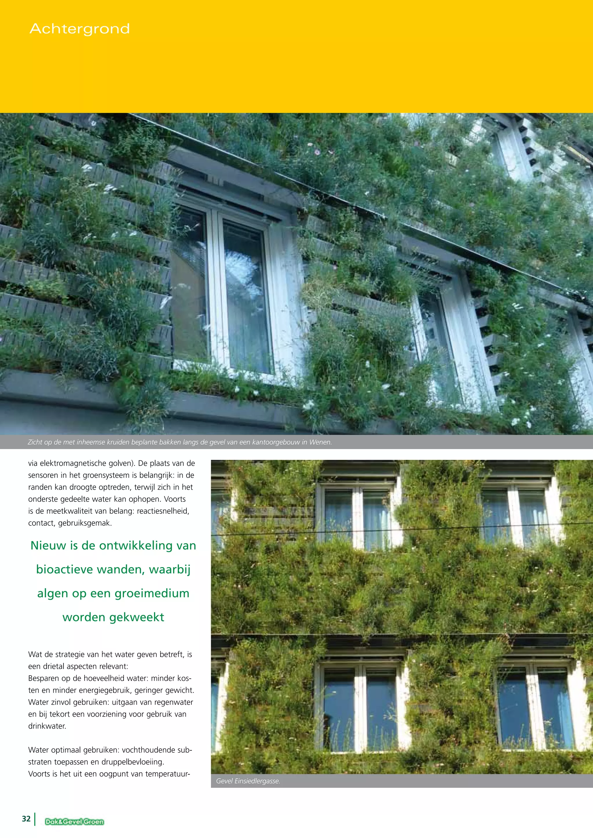 Onderzoeksresultaten Gevelbegroeiingen / Publicatie Dak en Gevel Groen ...