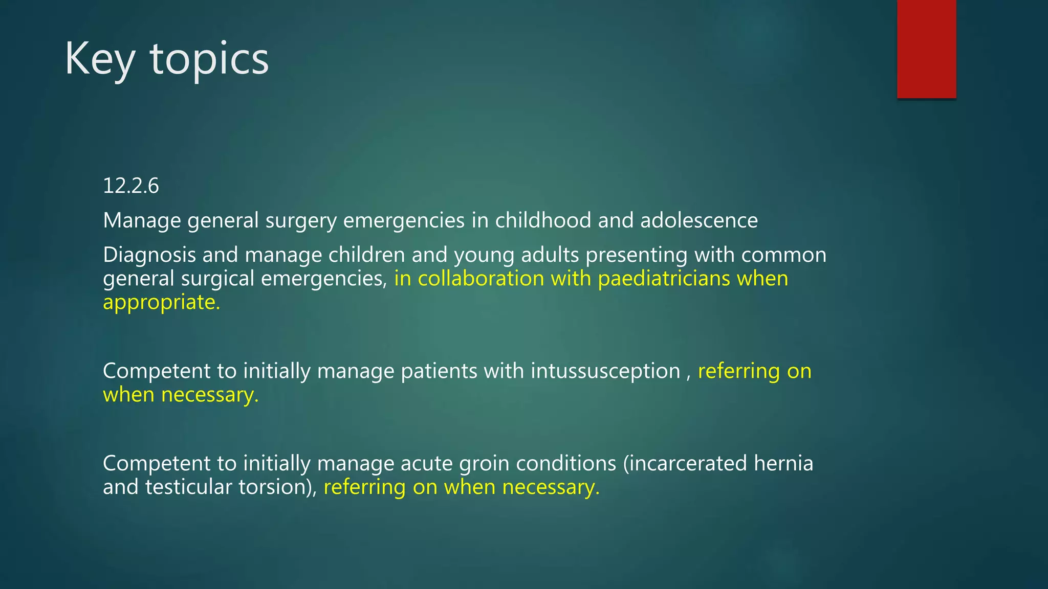 DGH Paeds Surg - John Pollitt | PPT