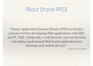 Oracle Application Express (APEX) and Microsoft Sharepoint integration ...