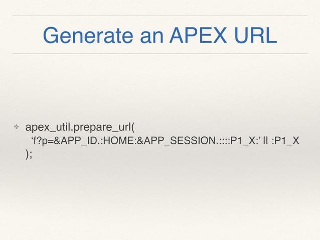 Oracle APEX Cheat Sheet | PDF
