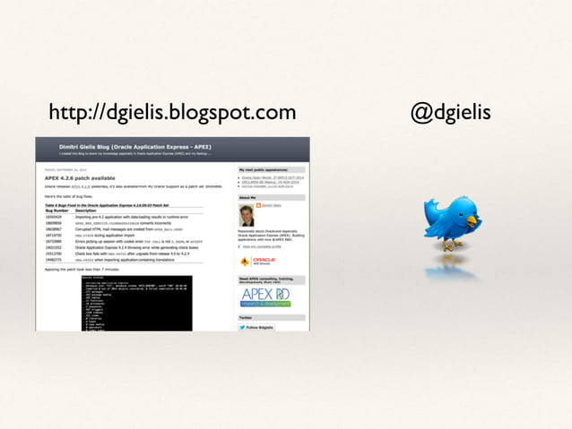 Oracle APEX Cheat Sheet