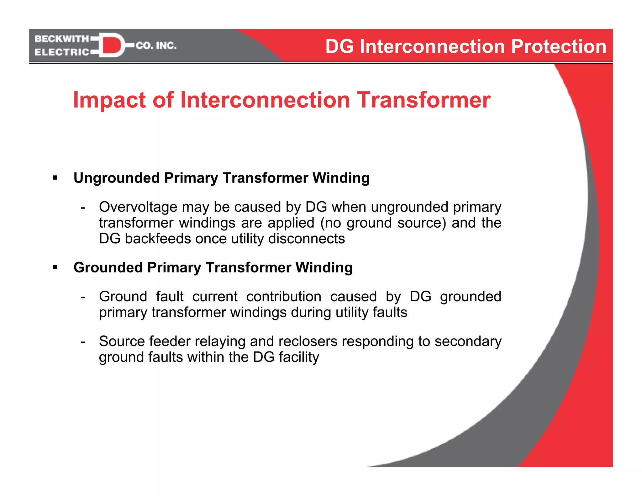 DG interconnection protection ieee 1547 | PDF