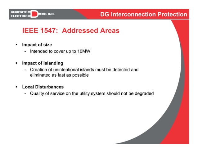 DG interconnection protection ieee 1547 | PDF | Gas and Electric | Home ...