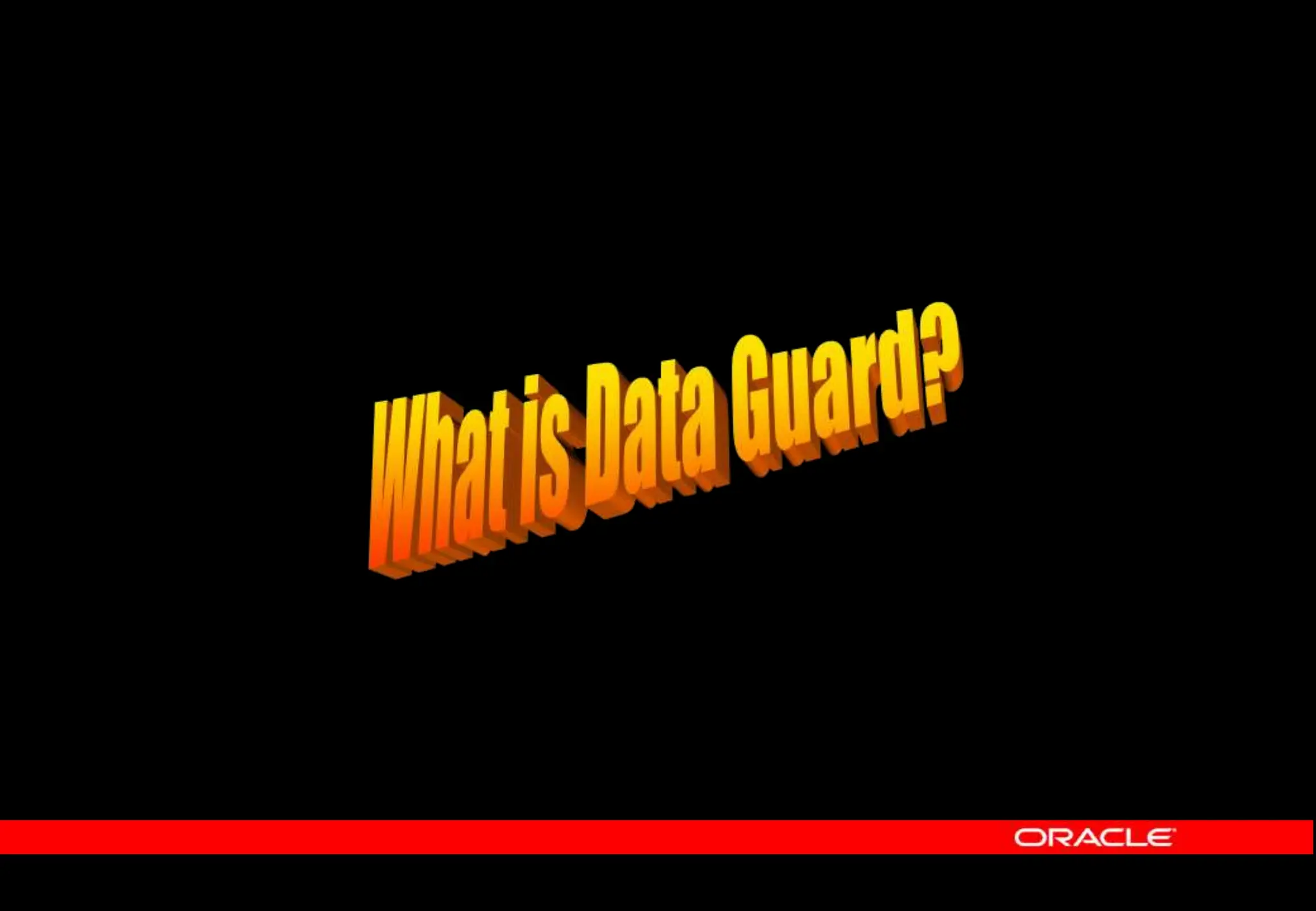 Oracle presentations RAC dataguard active database | PPT