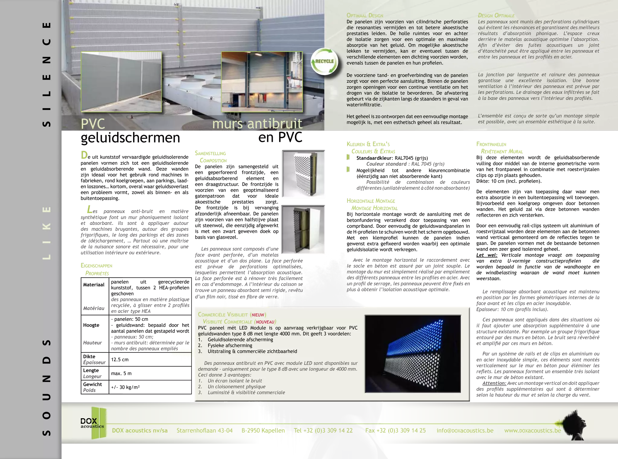 Dox acoustics - PVC geluidisolerende panelen | PPT