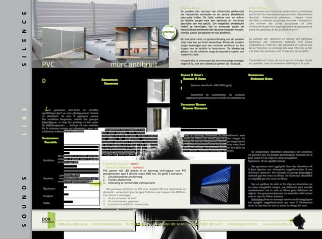 Dox acoustics - PVC geluidisolerende panelen | PPT