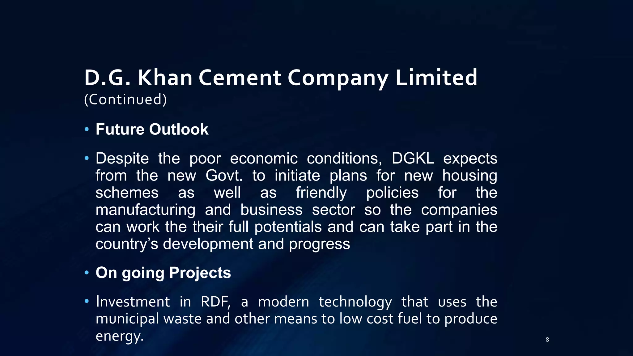 Cement Industry of Pakistan | PPTX