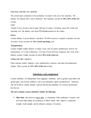 Dg khan cement company | DOCX | Commodities | Economy