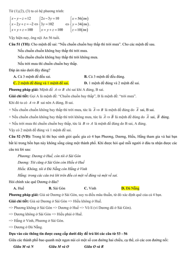 Dgnl dhqg tphcm 2022 de so 2 | PDF