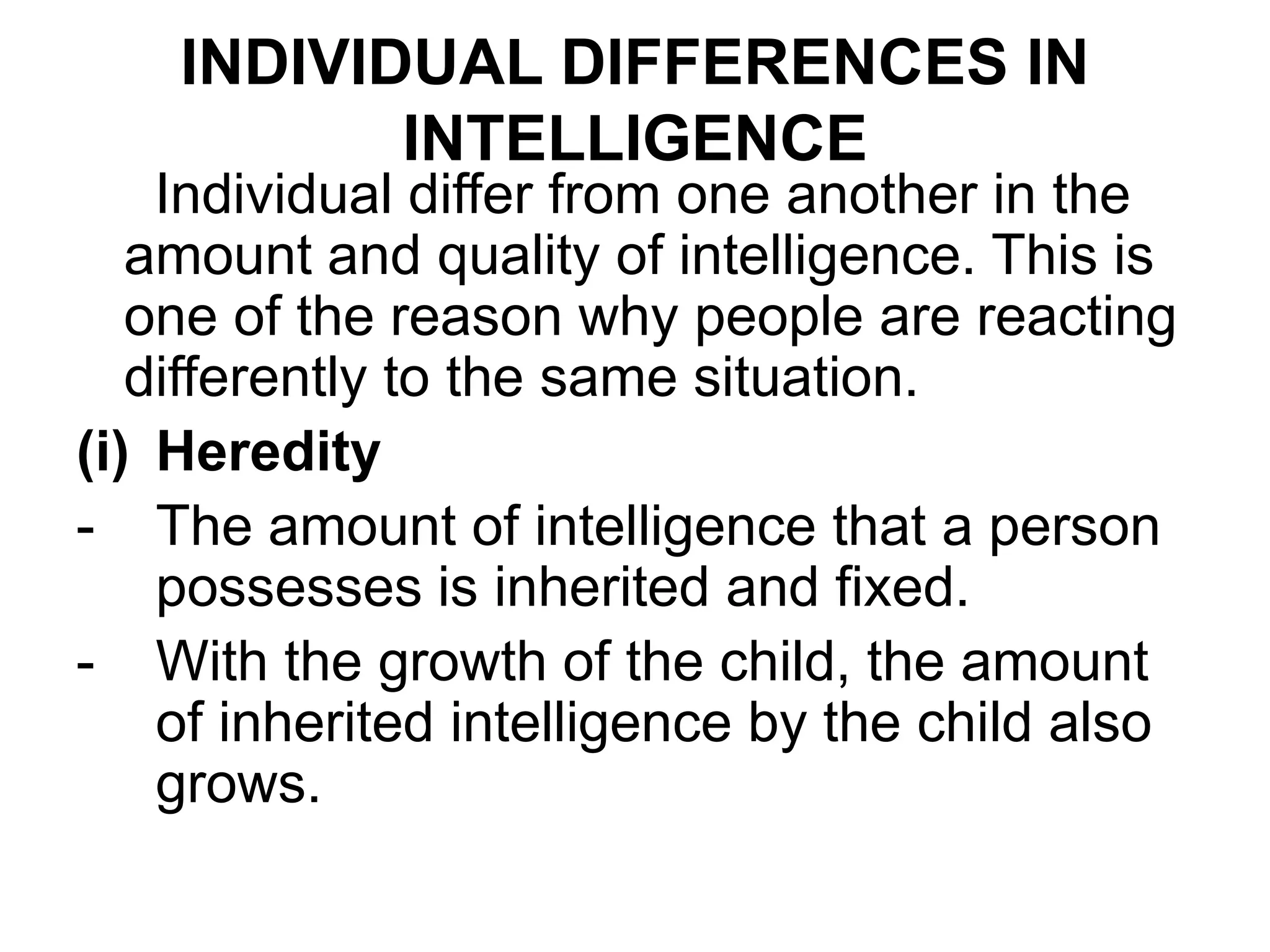 Dgnm i year psychology-unit vi-intelligence | PPTX