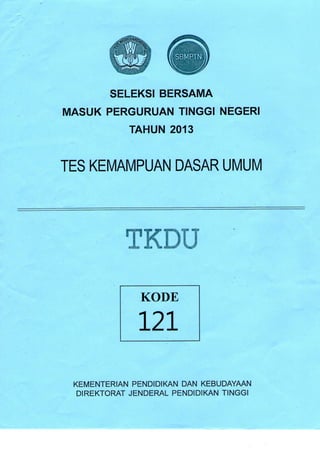 [Www.akachopa.com]sbmptn 2013 tkdu | PDF