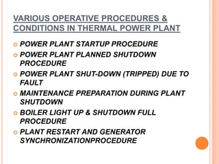 Industrial Equipments - Maintenance & Operation Training - New | PPTX