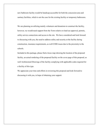 Concession Stand Proposal | PDF